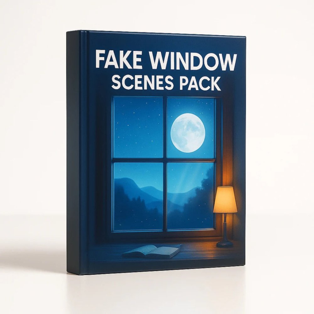 Fake Window Scenes Pack – Lumi Beam